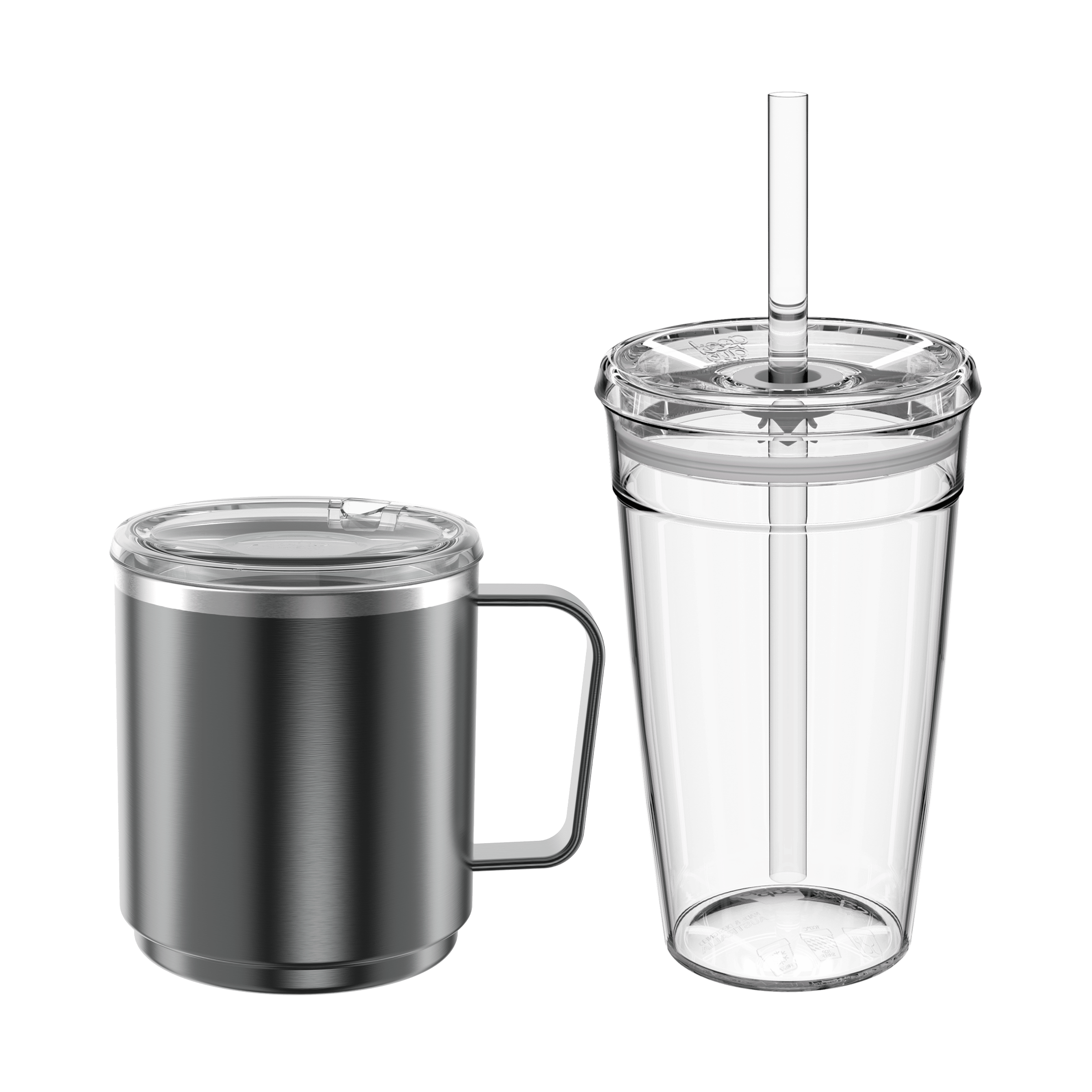 KeepCup Urban Adventurer Nitro | Mug & Straw Cup Gift Set